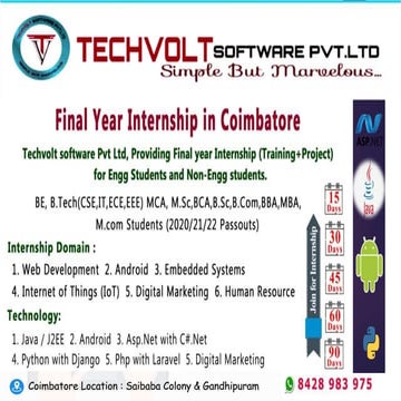 INTERNSHIP AND TRAINING | PPTX