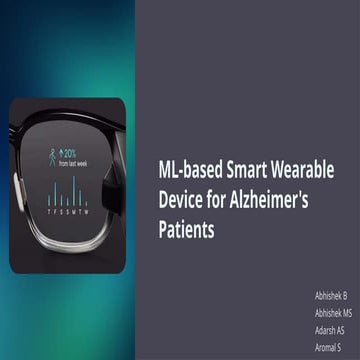 Alzheimer’s Disease Patient Management System | PDF