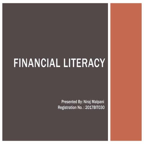 Finance Literacy | PPT
