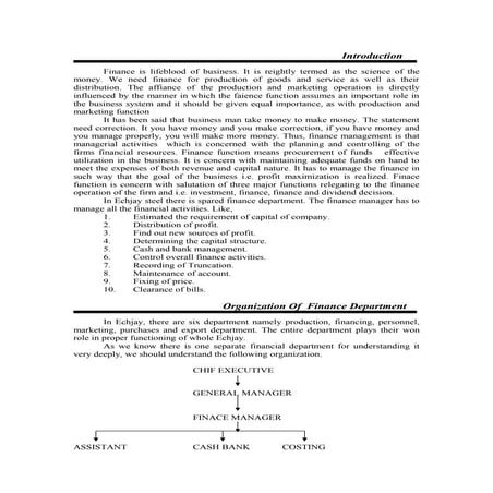Finance department | DOC