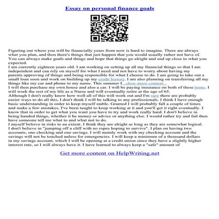 finance-essay