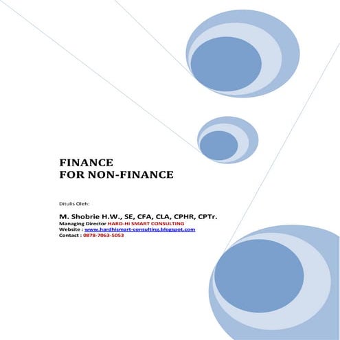 Finance for Non-Finance Training | PDF