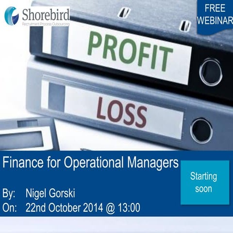 Finance for Operational Managers | PDF | Business Accounting & Finance ...