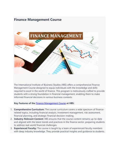 Investment Management Specialization | PDF