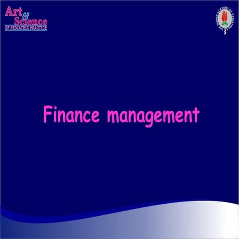 Finance management | PPT