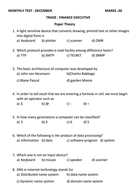 Notepad MCQ Objective Questions and Answers | PDF