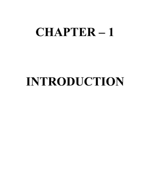 Presentation on project report | PPTX