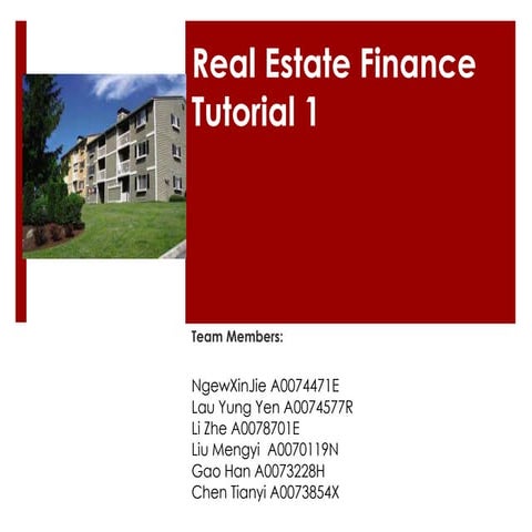 Finance tutorial v5 | PPT