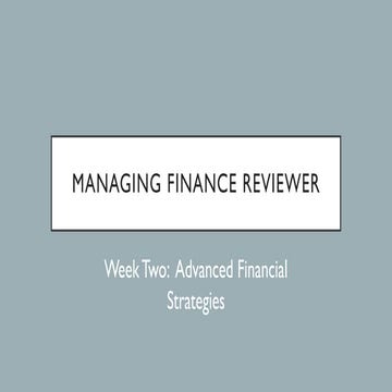FINANCE_WEEK2 managingfinanceforstudents | PPTX