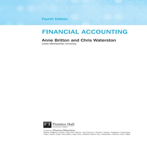 Financial accounting-anne britton | PDF
