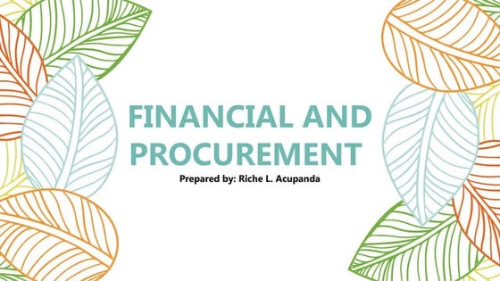 Financial management process | PDF