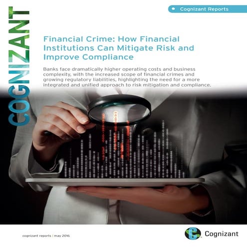 Financial Crime: How Financial Institutions Can Mitigate Risk and ...