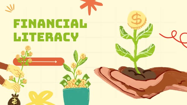 Financial Literacy | PPTX