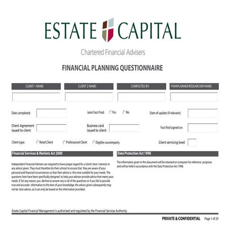 financial-planning-questionnaire.pdf final | PDF