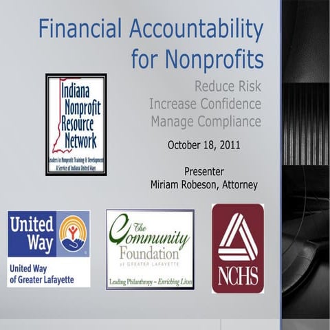 Financial accountability lafayette 10-2011 | PPTX