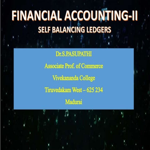 Financial Accounting - II | PPTX