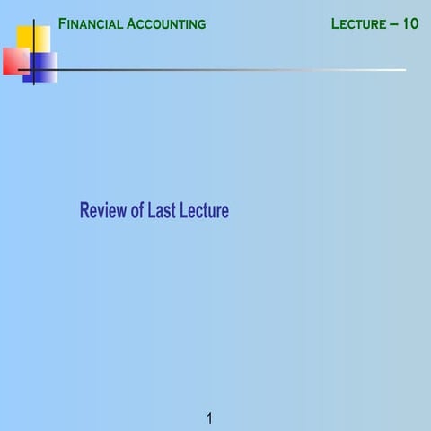 Financial accounting mgt101 power point slides lecture 10 | PPT ...