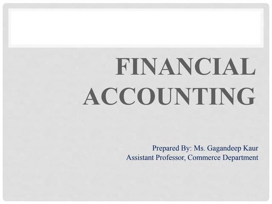 Accounting concepts and convention | PPTX | Business Accounting ...