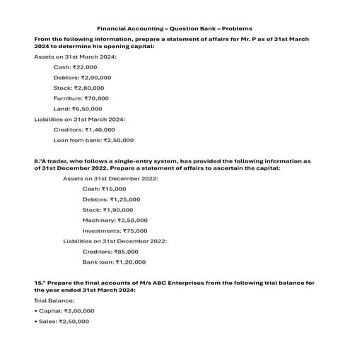 Financial Accounting – Question Bank – Problems.pdf