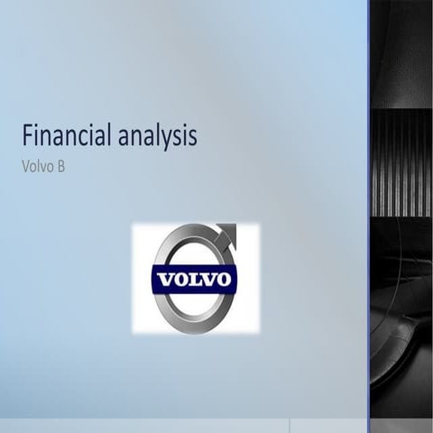Financial analysis Volvo B | PPTX