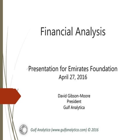 Financial Analysis | PPT