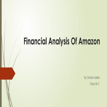 Financial Analysis Of indian Amazon.pptx