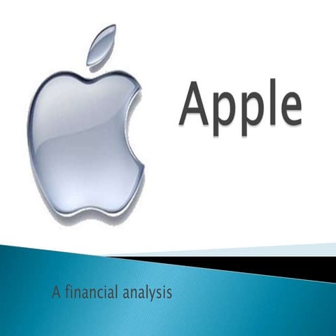Financial analysis of Apple | PPTX