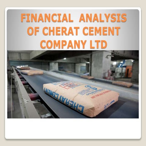 Financial analysis of cherat cement company ltd | PPTX | Business ...