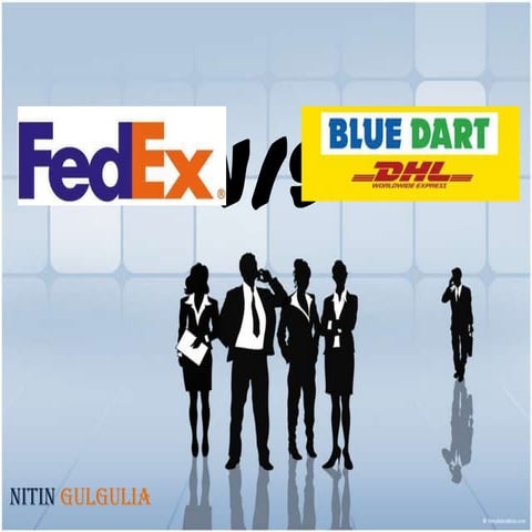 Financial analysis of fedex and bluedart | PPTX
