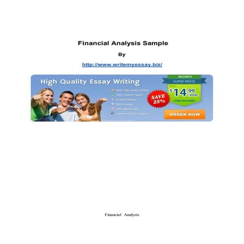 Financial analysis sample | DOCX