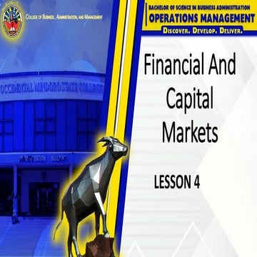 Financial And Capital Markets.pptx