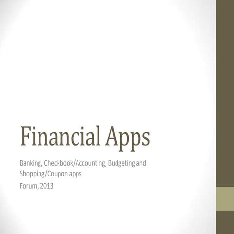 Financial apps 2 | PPTX