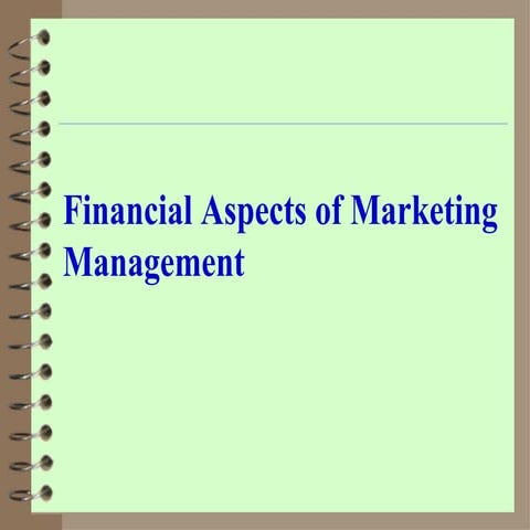 Financial aspects | PPT