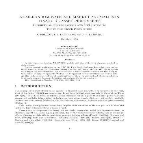 Financial asset prices dynamic | PDF