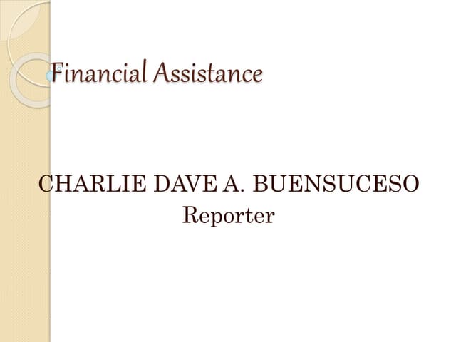 Dep ed financial management framework | PPTX