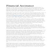 Financial assistance | PDF