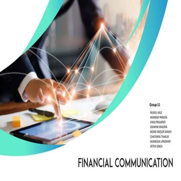 Financial communication ccpr bms ppt | PDF