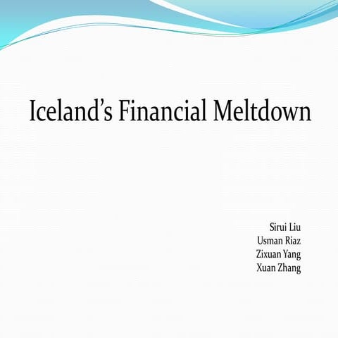 Financial crisis in Iceland | PPTX