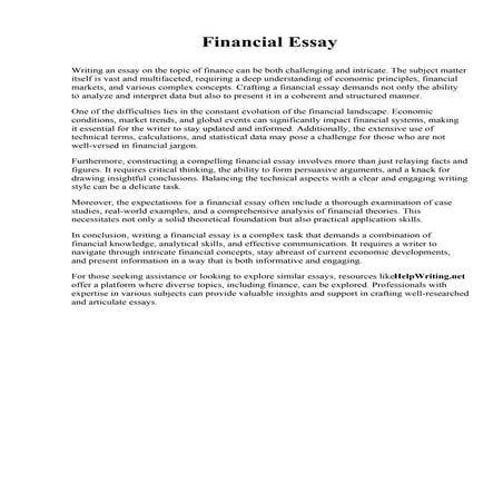 Financial Essay.pdf