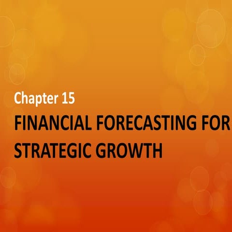 Financial forecasting for strategic growth | PPTX