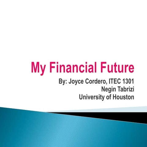 Financial Future | PPTX