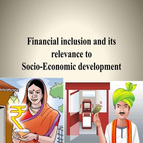 Financial inclusion in india | PPTX