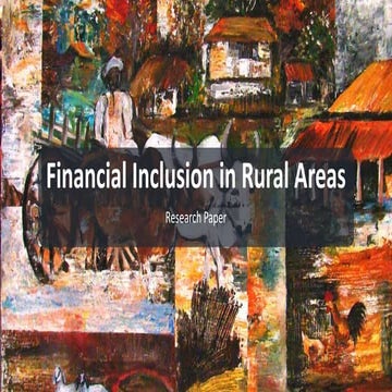 Financial inclusion in rural areas | PPTX