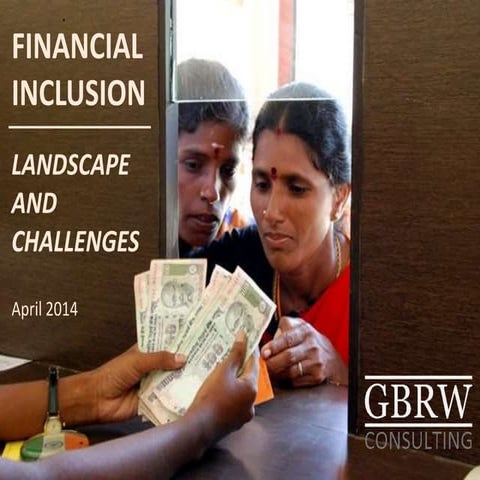 Financial Inclusion: Landscape and Challenges | PPTX