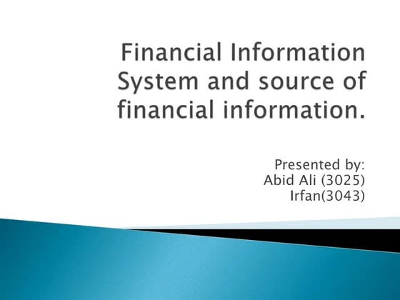 Information system for production management | PPTX