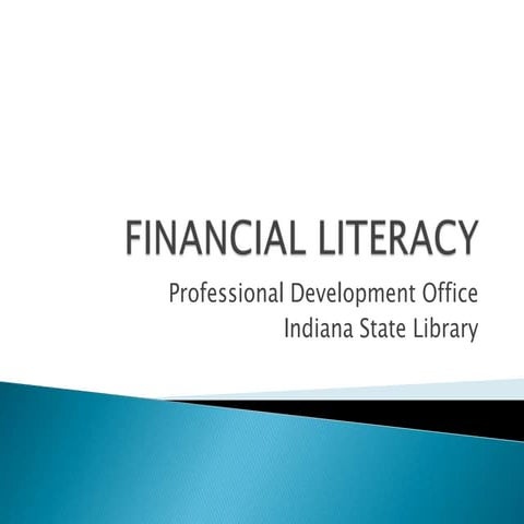 Financial literacy | PPT