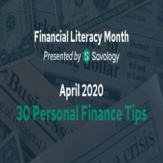 Financial Literacy Month - 30 Personal Finance Tips to Improve Your ...