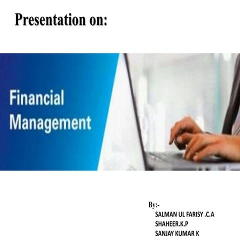 Financial management | PPT