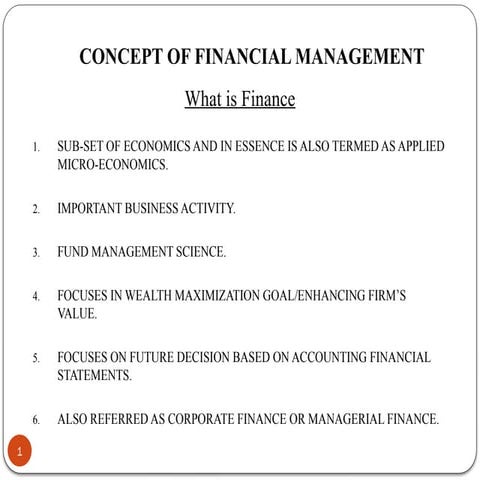 Financial_Management_an_Overview.pptx Finance | PPTX