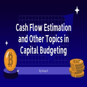 Estimation of Cash Flow | PPT